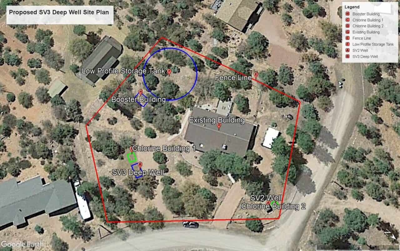 Proposed SV3 Deep Well Site Plan | PSWID